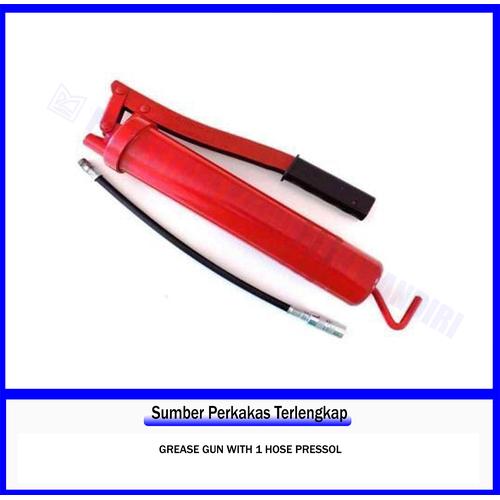 Jual Tembakan Gemuk Tangan / Grease Gun With 1 Hose Pressol Merk OPT ...
