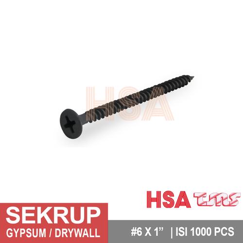 Jual SKRUP GYPSUM / DRYWALL SCREW FIX TMS #6 X 1 | ISI 1000/KTK - Kab ...