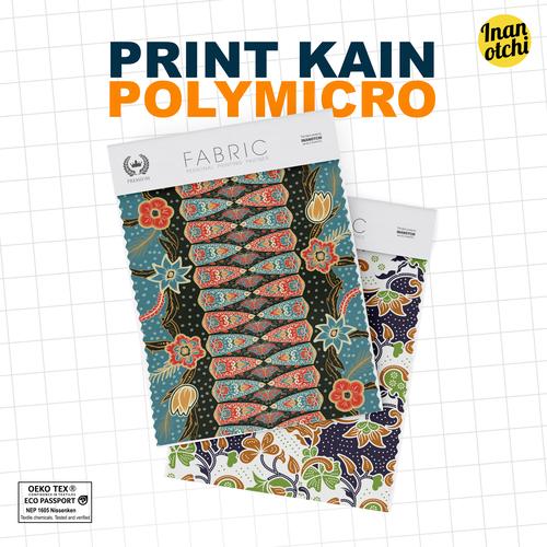 Jual Print Kain Polymicro Custom/Print Kain Sublim/Print Kain Meteran ...