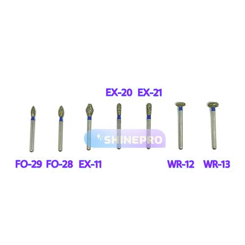 Promo Dental Diamond Flame Bur Pear shape Bur Wheel Bur Biru POLOBUR - 1 PCS, EX-21 - Jakarta ...