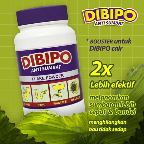 Jual dibipo anti sumbat clog powder flake 500gr saluran wastafel shock ...