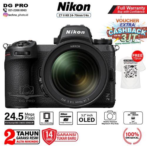 Jual Nikon Z7 II - Z7II Nikon Mark II Kit Z 24-70mm f/4 S Mirrorless Camera - BODY ONLY ...