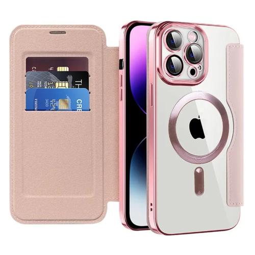 Jual Flip Case iPhone 15 14 Pro Max 15 Promax 15 Pro Magsafe Wallet ...