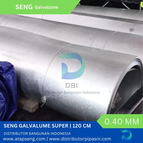 Jual Seng Talang Galvalum 120 cm 0.40 mm SNI Super 1 roll (free ongkir ...