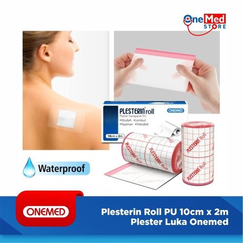 Jual Plesterin Transparan PU Roll 10cm x 2m Plester Luka Onemed ...
