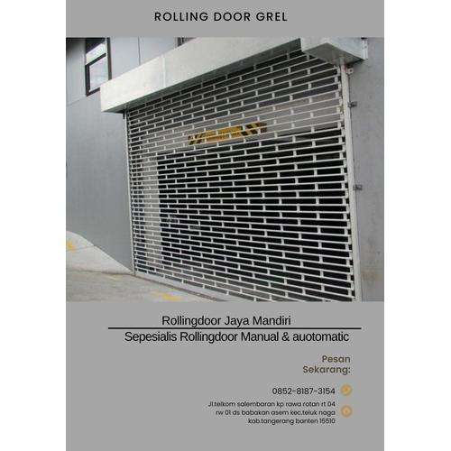 Jual Pintu Rollingdoor Grille Rumah - Kab. Tangerang - Rollingdoor Jaya ...