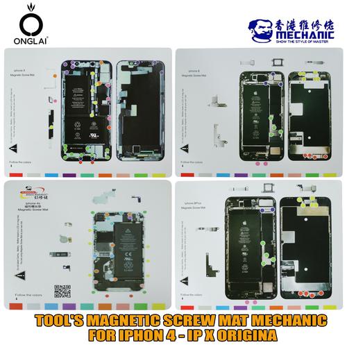 Jual Magnetic Screw Mat Mechanic FOR iPhone 4G -IP X Series Tools ...