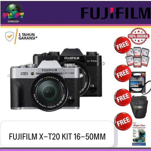 Jual FUJIFILM X-T20 KIT 16-50MM / FUJIFILM XT20 KIT 15-45MM - BODY ONLY ...