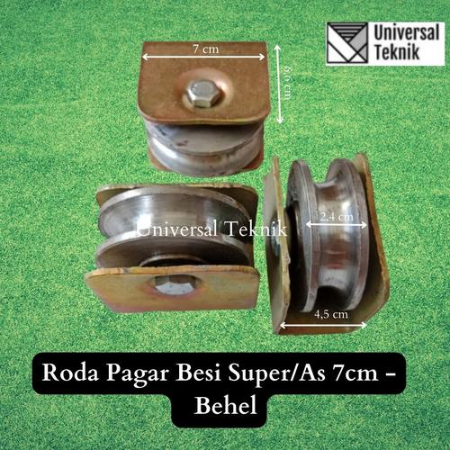 Promo Roda Pagar Besi Super/AS 7cm Behel - Rell Bundar (U) - Kab ...