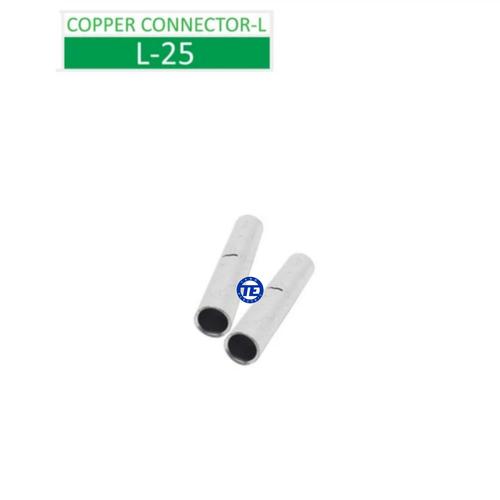 Jual COPPER CONNECTOR - L 25mm L-25 / Sok skun 25mm / skun sok 25mm ...