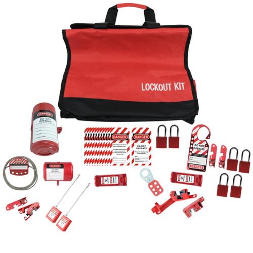 Jual Lockout Tagout Set - Lockout Bag Complete Include Isi Kit-Set C ...