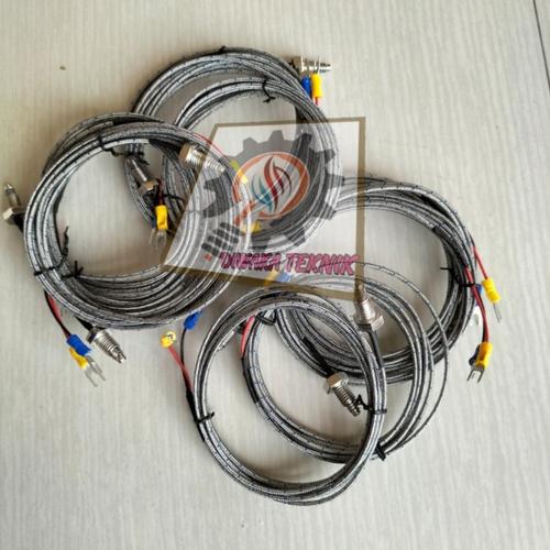 Jual Thermocouple type K Drat M6 blue Screen kabel 3 meter - Kota ...