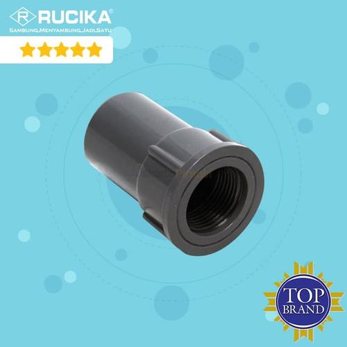 Jual Socket Drat Dalam PVC AW (RUCIKA) d. 1/2" - Female Socket ...