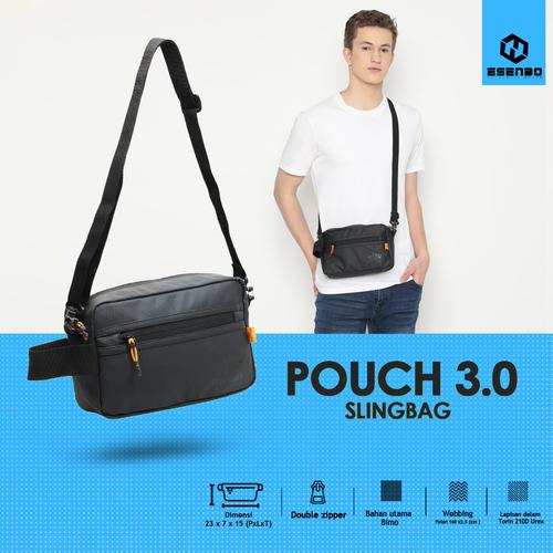 Jual FOURTYFOUR POUCH 3.0 - Tas Selempang Pria Waterproof Sling Bag ...
