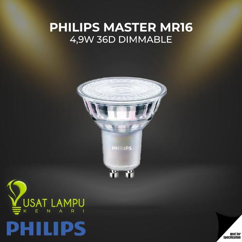 Jual Philips Master Gu10 4 9w 36degree 220v Dimmable Led Bohlam 2700k