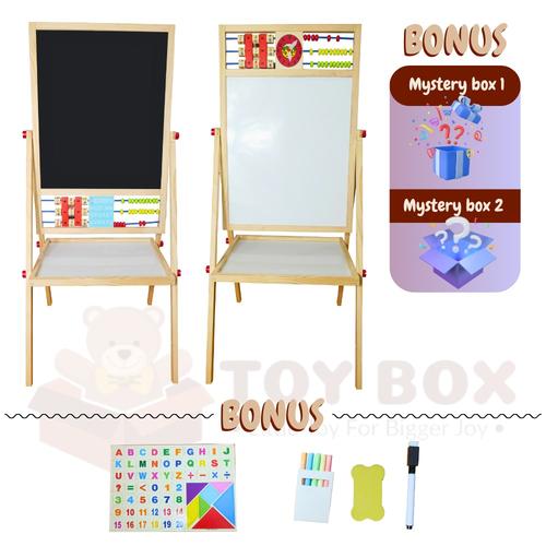Jual PAPAN TULIS 2 SISI BLACK+WHITEBOARD-UKURAN BESAR-MAGNETIC BOARD 2 ...