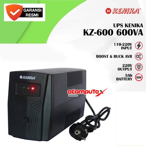 Jual New UPS Kenika 600VA KZ-600 360W Garansi Resmi - +BUBBLE WRAPP ...