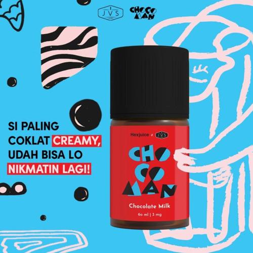 Promo Chocoman Chocolate Milk 60ML by JVS x Hex Juice / Liquid Choco ...