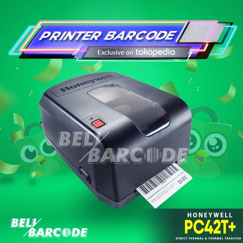 Jual Honeywell PC42T Printer Barcode Cetak Label Semicoated Thermal USB ...