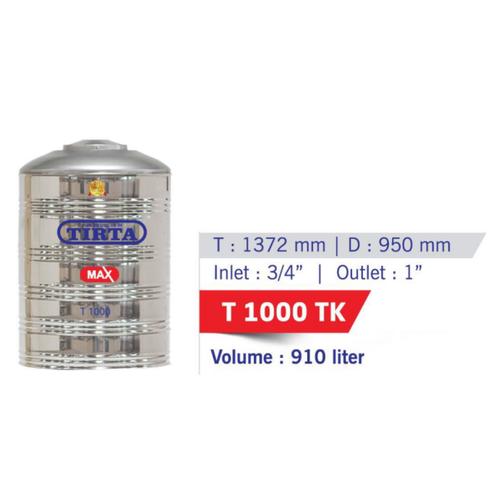 Jual TIRTA TOREN AIR TANGKI AIR STAINLESS STEEL T 1000 TK - Kab ...