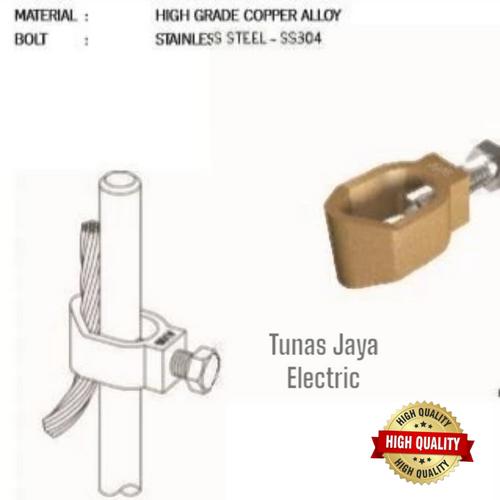 Jual Clamp Grounding / Clamp Cable BC/Clamp Cincin Besi Arde (TEMBAGA ...