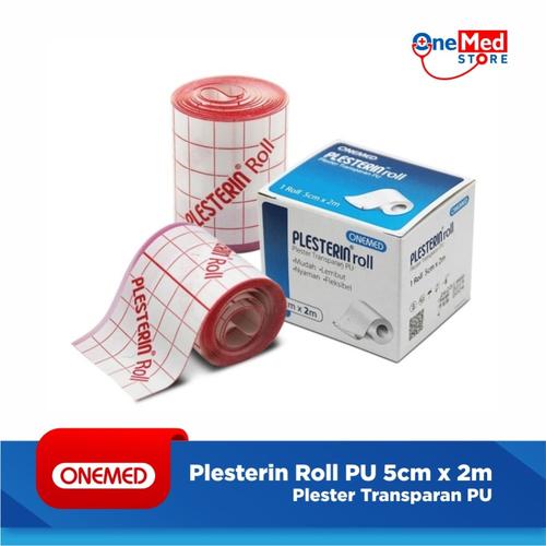 Jual Plesterin Transparan PU Roll 5cm x 2m Plester Luka Onemed - Kota ...