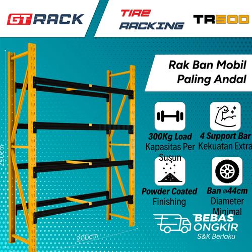 Jual Rak Ban Mobil Bus Truk 2.5 Meter 4 Tingkat GT Rack TR500 Tire ...