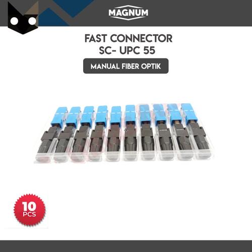 Jual Fast Connector SC UPC 55 konektor Manual Fiber Optik FTTH SC 55 1 ...