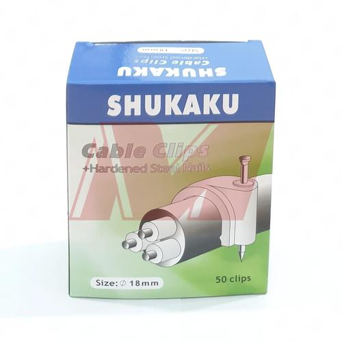 Jual Shukaku 18mm Cable Clips 18mm Klem Kabel Asli Paku Beton 18 mm ...