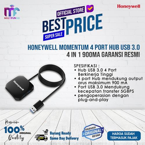 Jual Honeywell Momentum 4 Port Hub USB 3.0 / 4 in 1 900Ma Garansi Resmi ...