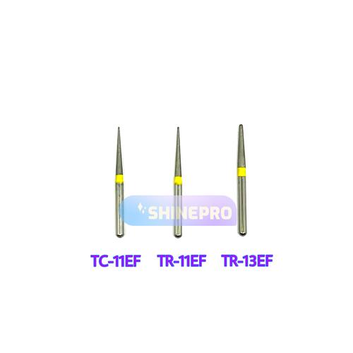 Jual Dental Diamond Bur Tapered Fissure Round End Bur Poles Kuning POLOBUR - 5 PCS, TR-11EF ...