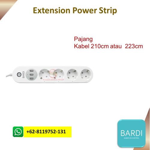 Jual Bardi Extension Power Strip Stop Kontak [Wifi] Colokan Listrik - Jakarta Barat - PT. SURYA ...