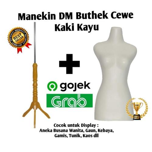 Jual Manekin Dm Buthek Cewe Kaki Kayu - Kaki kayu - Jakarta Utara ...