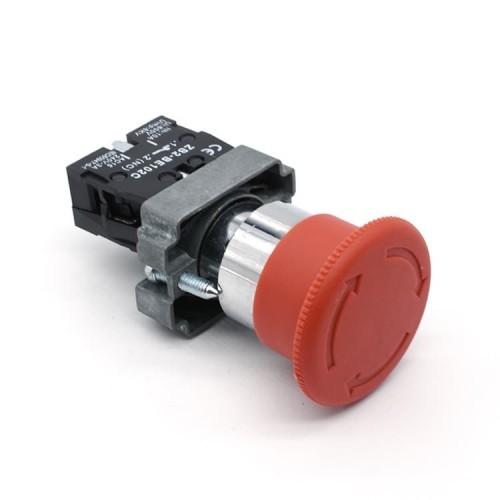 Jual Emergency STOP Push Button Push Lock-Turn to release LAY5-BS542 ...