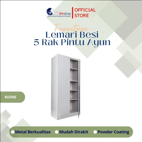 Promo Rak Lemari Kantor Besi untuk Arsip Minimalis 5 Susun Pintu Ayun ...