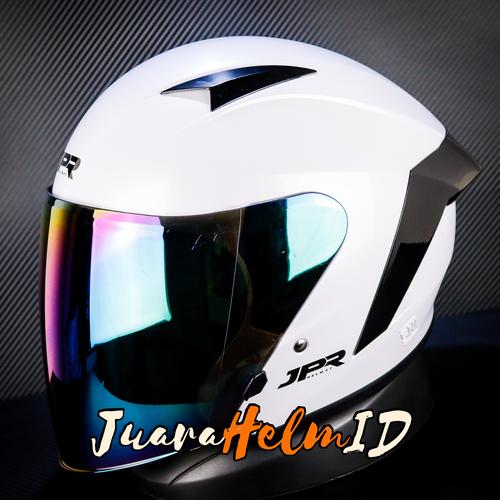 Jual JPR HELM RR15 SOLID / PEARL WHITE / JPX RR-15 SINGLE VISOR ...