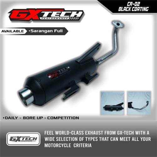 Jual Knalpot Standar Racing GX TECH CR-02 Beat Scoopy Mio Fino X-ride ...