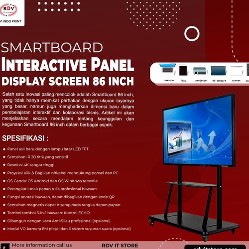 Jual Smartboard interactive 86 inch All In Siap Pakai - Kota Bekasi ...