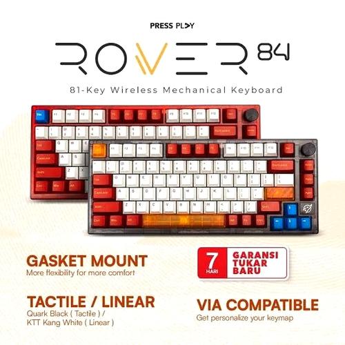 Jual rover 84 v4 Mechanical Keyboard 75% Press Play - Kota Surabaya ...