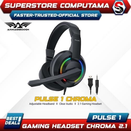 Promo Headphone Gaming Armaggeddon Pulse 1 Chroma 2.1 Gaming Headset - Jakarta Pusat ...