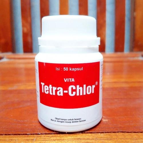 Jual Vita Tetra Chlor tetrachlor 50 kapsul antibiotik unggas original ...