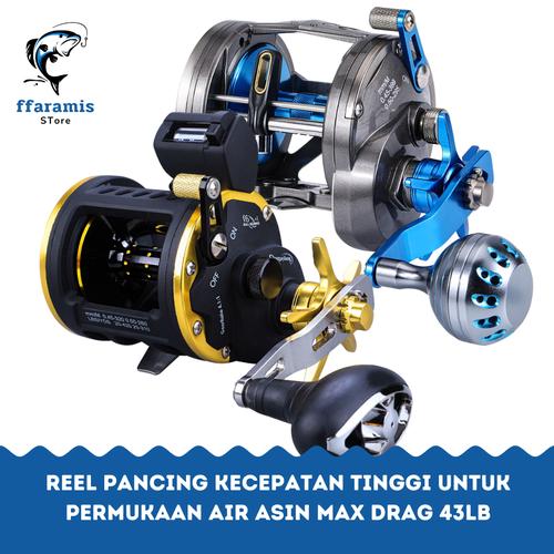 Promo Reel Pancing Kecepatan Tinggi Untuk Permukaan Air Asin Max Drag ...