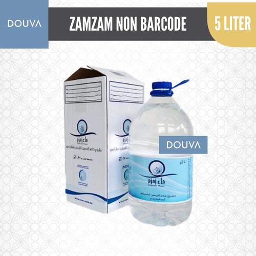 Jual AIR ZAMZAM / ZAM ZAM WATER NON BARCODE GALON ASLI ORIGINAL 5 LITER ...