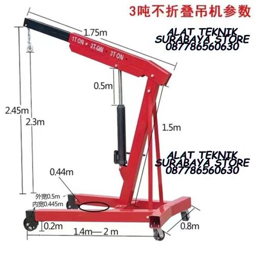 Jual Hydraulic Engine Crane Mobil Truck Nagasaki - 2TON (FOLDING) - Kota Surabaya - alat teknik ...