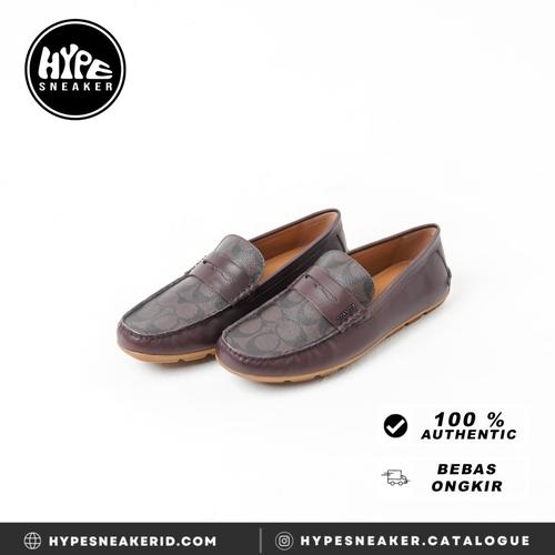 Promo Sepatu COACH MONOGRAM BROWN LOAFERS 100% ORIGINAL - 40.5 Cicil 0% ...