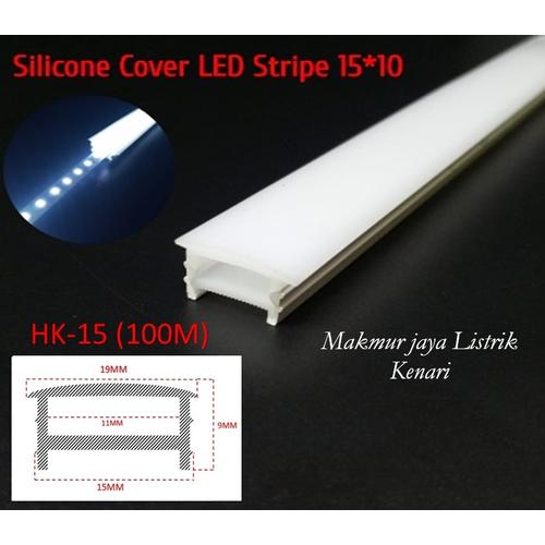 Jual Cover Led Strip FLEXIBLE 15x10 12x10 Cover Strip Led Silicon Susu ...