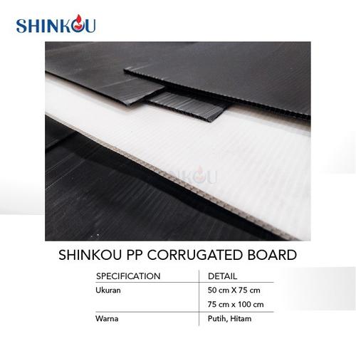 Jual PP Corrugated Board/ Impraboard/ Infraboard Lembaran 50x75cm Tebal ...
