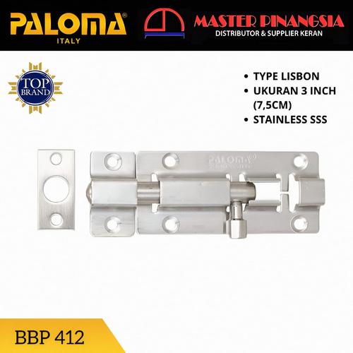 Jual BARREL BOLT PALOMA BBP 412 LISBON 3"INCH GRENDEL SLOT KUNCI ...