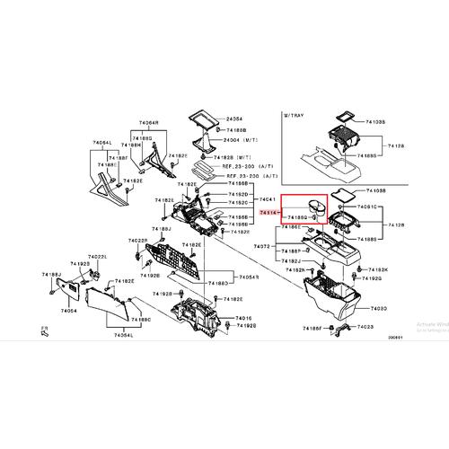 Jual HOLDER,FLOOR CONSOLE BOX CUP XPANDER 8011B937YA - Jakarta Selatan ...