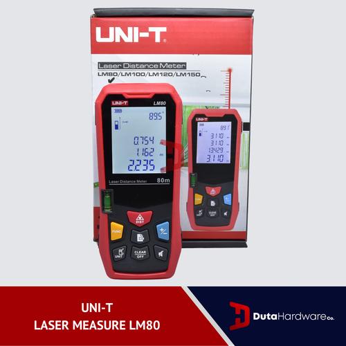 Jual Uni-T Laser Measure LM80 - Alat Laser Garis / Meteran Laser - Kota ...